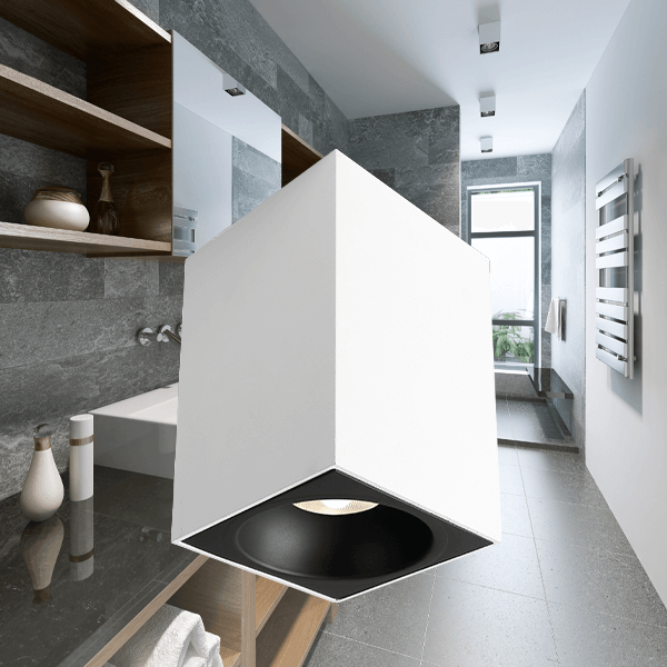 Albert Trading - Braytron Bet-SS Square Ceiling surface Downlight - Le Club