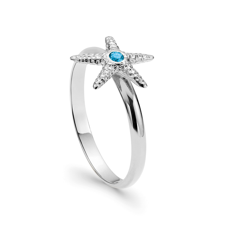Patrick Mavros - Starfish Treasure Ring in Sterling Silver - Le Club